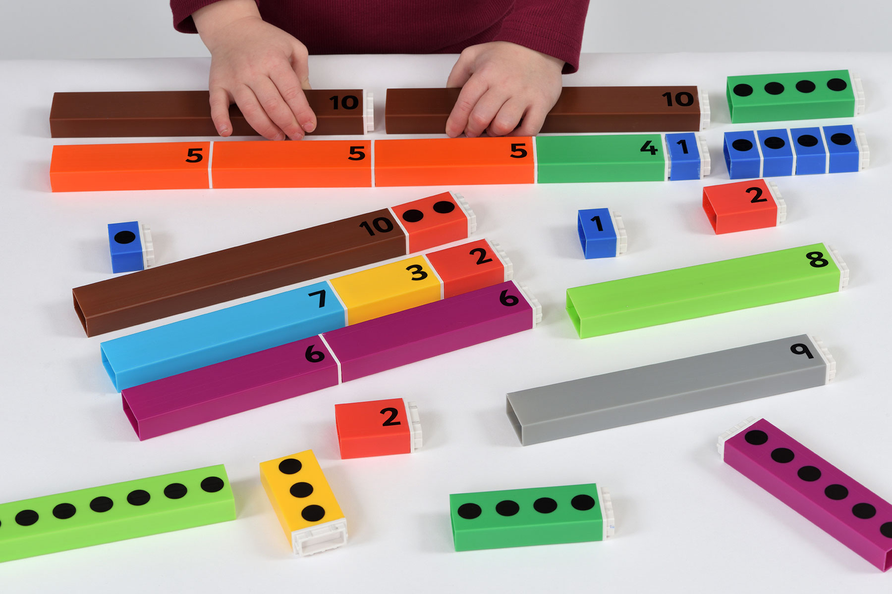 Connecting Number Rods 64 Piece Set - Carson Dellosa, Incastro, Popular ...