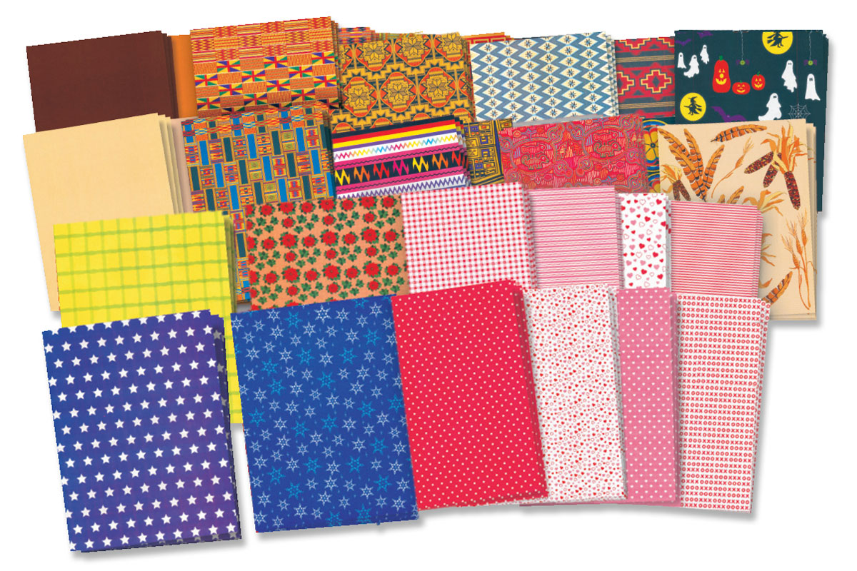 Patterned Paper Class Pack - Educational Advantage, Distributor for The ...